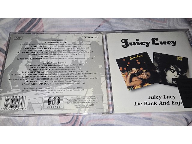 Juicy Lucy - Juicy Lucy + Lie back and enjoy it , ORIG.