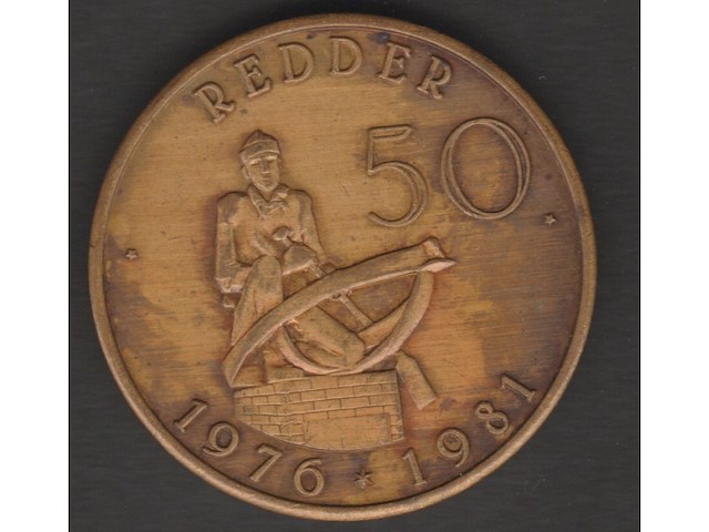 50 Redder - Ruisbroek, Opštinski žeton, token, Belgija