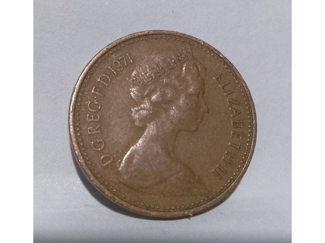 1 new penny 1971.
