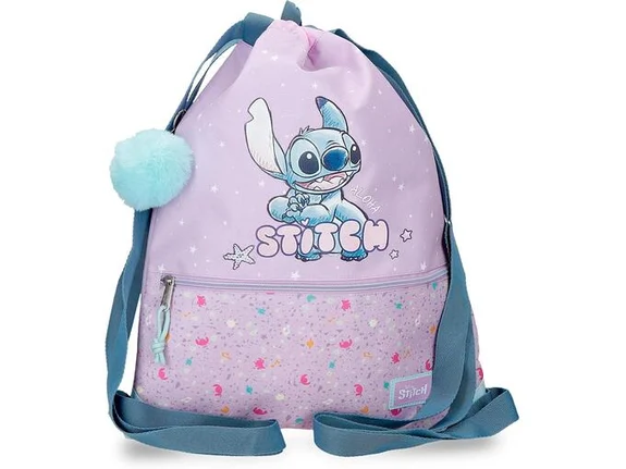 Disney Torba za sport sa prednjim džepom Lovely Stitch