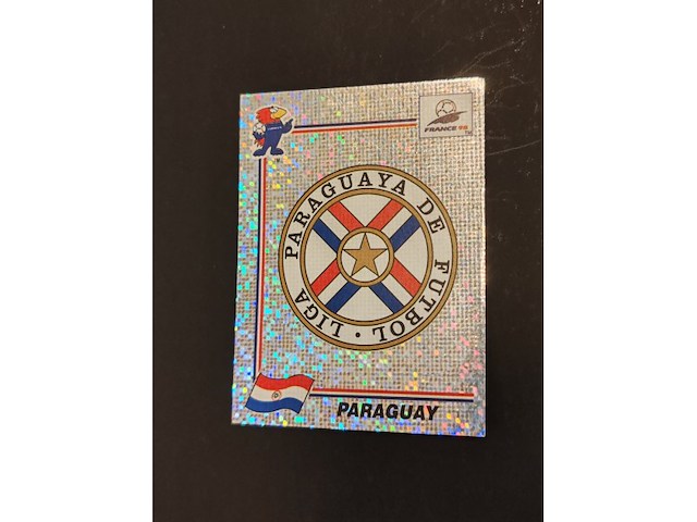 FRANCE 98 PANINI BR 264 PARAGUAY