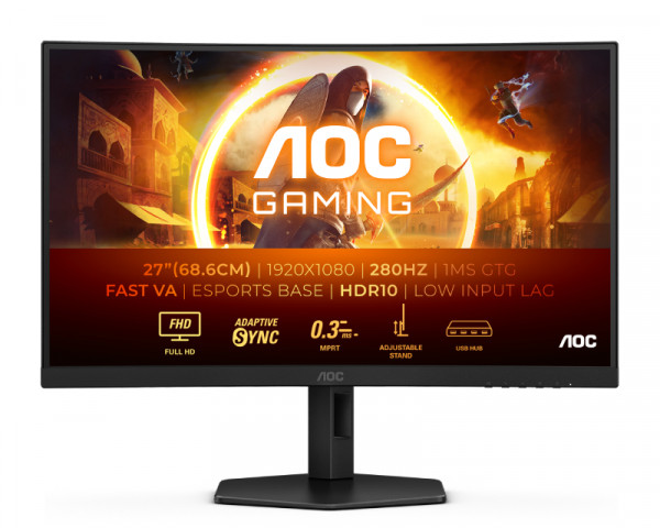 AOC 27 inča C27G4ZXU FHD WLED Gaming monitor