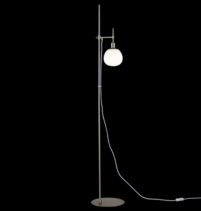 Maytoni Erich podna lampa nikl-bela E14x1 40W