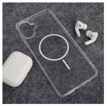 Maska Mag Case Clear Slim za Samsung A07/ A075F bela