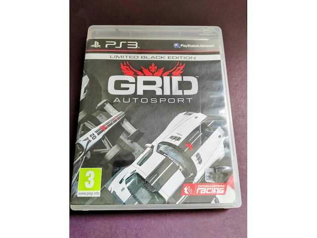 GRID Autosport limited edition PS3 igra