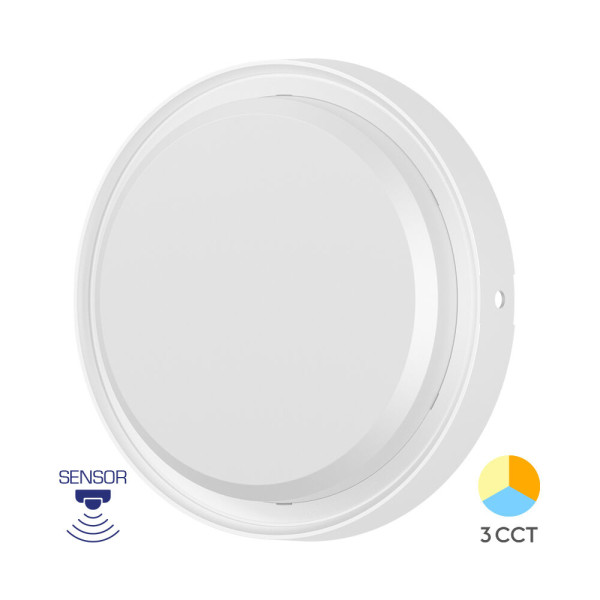 BRAYTRON Led brodska svetiljka BRY-BULKHEAD-18W-RND-WHT-SNS-3IN1-IP65-LED BULKHEA
