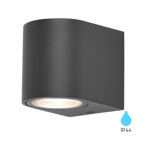 BRAYTRON Zidna svetiljka BRY-RITA-P-WL.1-GRY-1xGU10-IP44-WALL LIGHT