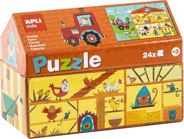 PUZZLE U KUĆICI APLI FARMA 17354