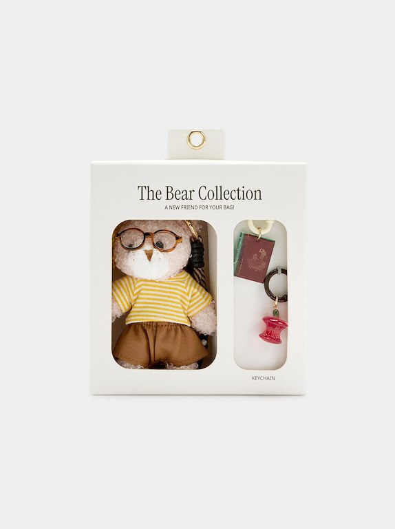 KEYCHAIN CHARM INTELECTUAL - THE BEAR COLLECTION