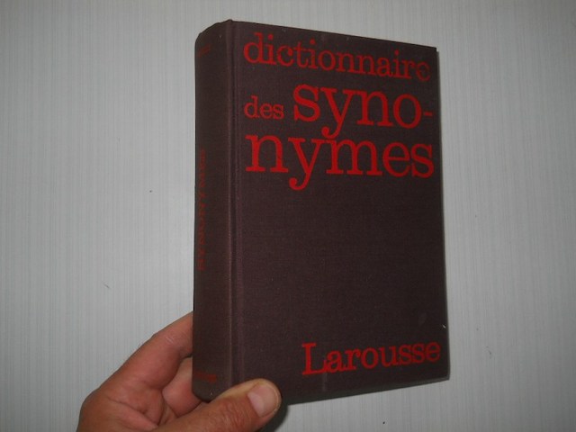 REČNIK SINONIMA, DICTIONNAIRE DES SYNONYMES