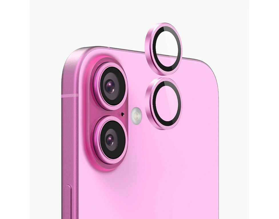 Zastita - kameru za iPhone 16 6.1/iPhone 16 Plus 6.7 pink