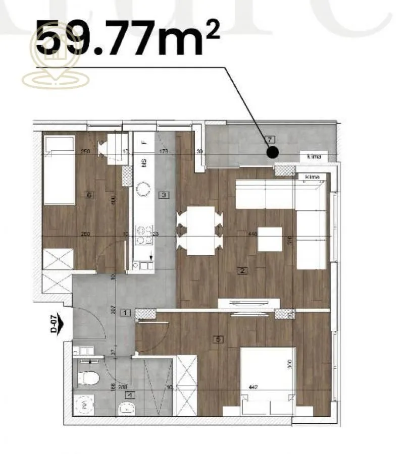 Prodaja, trosoban stan, 59m², Telep, Novi Sad Sve Podlokacije