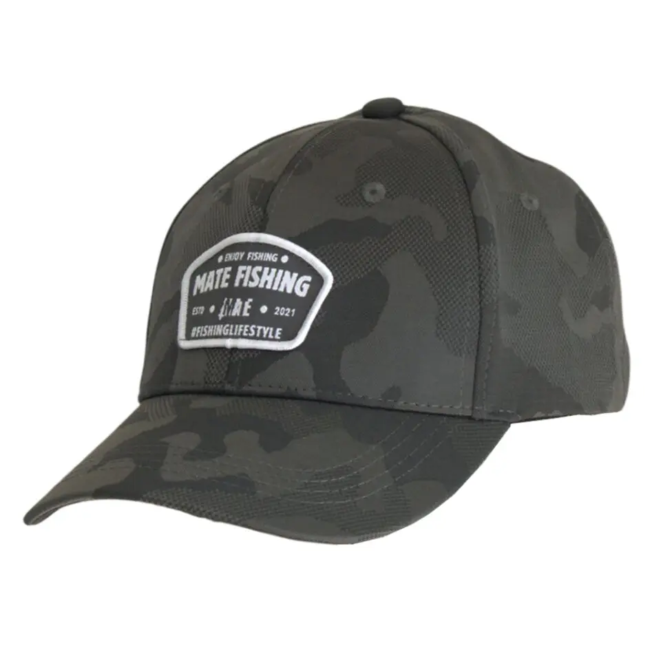 Kačket Mate Black Camo Patch Cap
