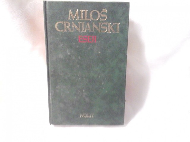 Eseji Miloš Crnjanski