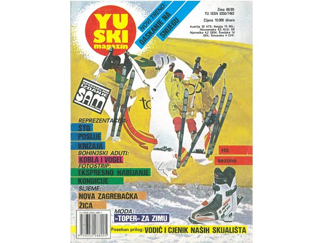 YU SKI MAGAZIN 88/89