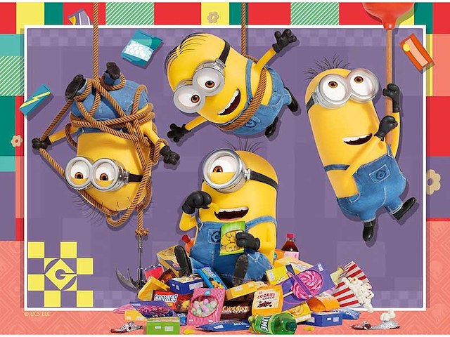 Puzzle slagalica za decu 4u1 Minions - Grozni ja Ravensburger 12001060