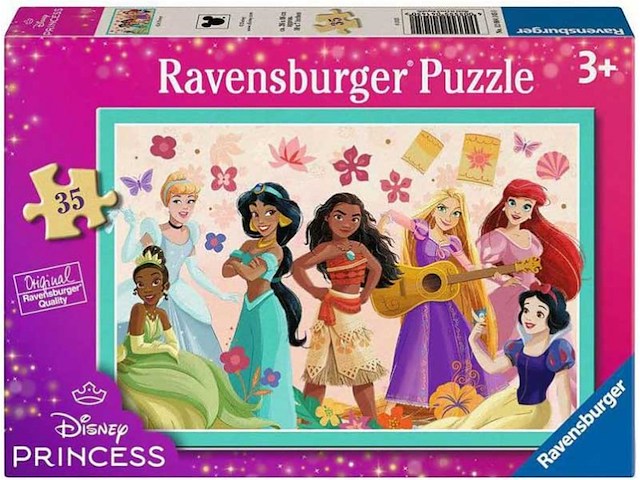Slagalica puzzle za decu 35 delova Disney Princess Girl power Ravensburger 12004145