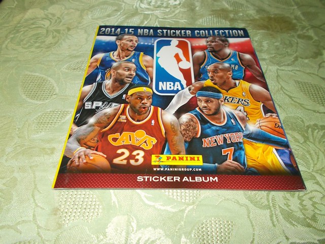 NBA 2014-15 Sticker album - Panini - prazan album