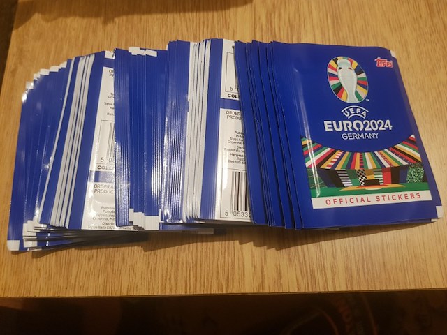 Kesice Euro 2024 (Topps) 50 kesica