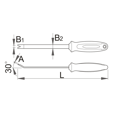 Unior Alat za skidanje čepova na tapacirungu 230mm – 1940.2/2BI, 619269