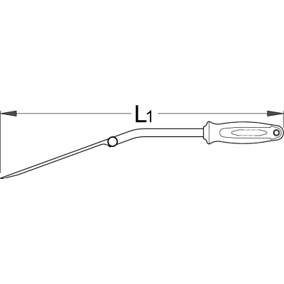 Unior Držač žice sa BI ručicom za 1943/2BI – dugi 354mm, 621406