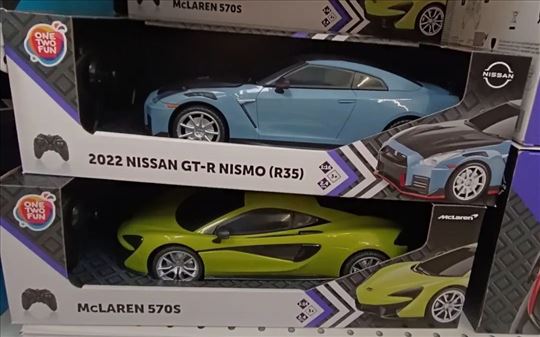 Nissan GTR Nismo ili McLaren 570S auto daljinski
