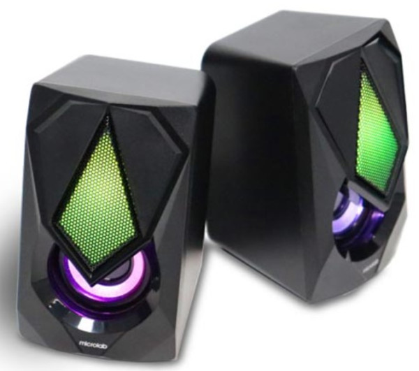 Microlab B-25 Stereo zvučnici black, 6W RMS (2 x 3W), USB power, 3,5mm RGB