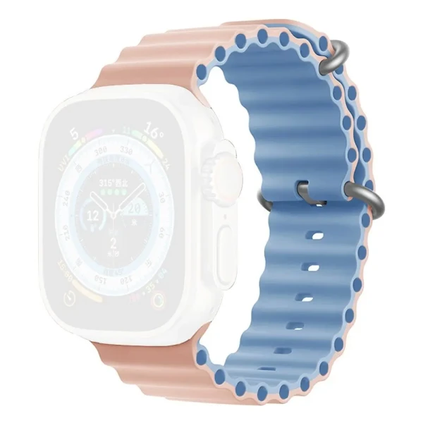 Moye Smart Watch Ocean Strap Pink Sand/Blue Fog