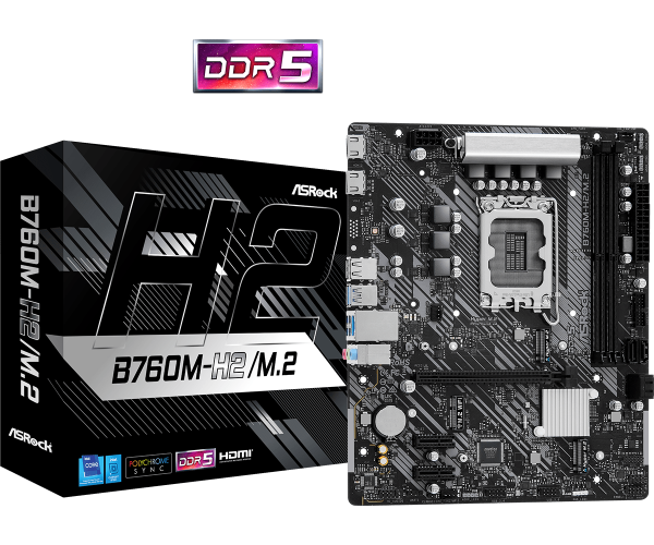 ASRock MB s1700 B760M-H2M.2 DDR5