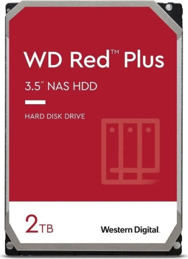 WD HDD 2TB WD20EFPX 5400rpm 256MB RED Plus NAS