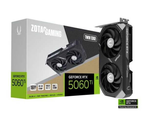 SVGA Zotac RTX 5060-Ti Twin Edge 16GB GDDR7, ZT-B50620E-10M