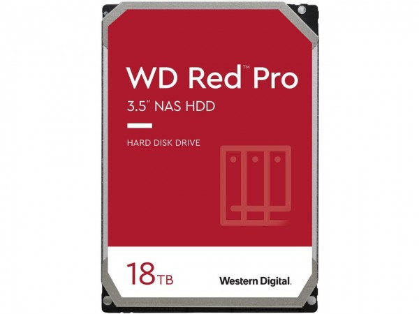 WD HDD SATA 18TB WD181KFGX WD RED Pro NAS 7200 RPM 512MB
