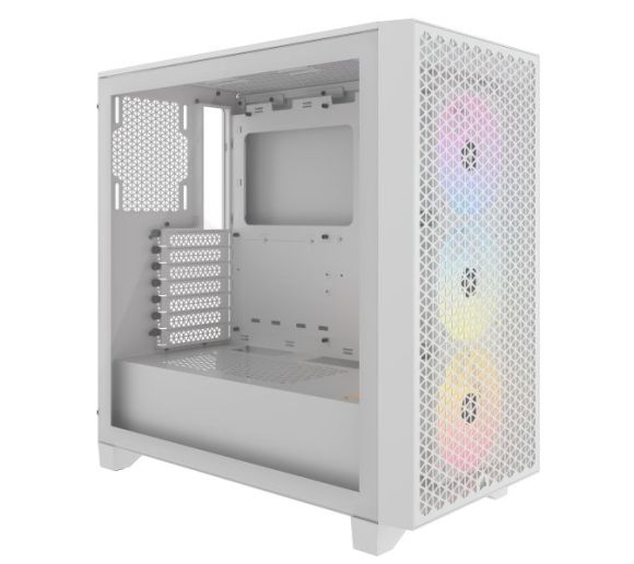 Corsair - Kućište Corsair 3000D RGB AIRFLOW Mid-Tower White, CC-9011256-WW