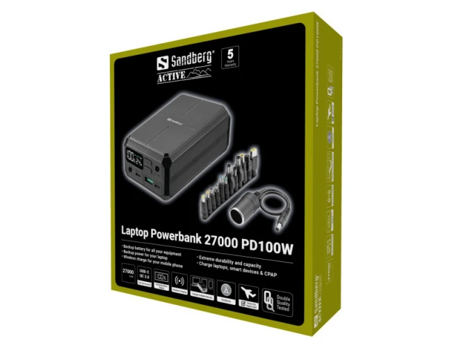 Sandberg (421-13) univerzalni punjac za laptop USB C/100W