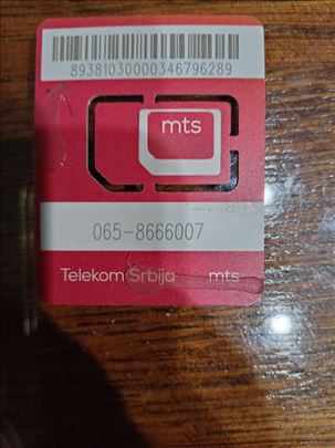 Na prodaju Mts broj telefons