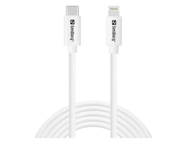 Sandberg (136-59) USB C (muški) na Lighting (muški) kabl 2m beli