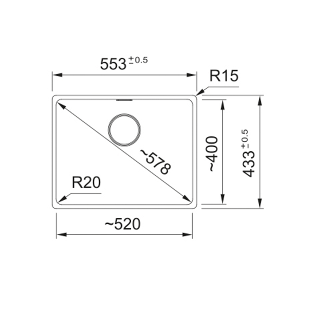 Franke sudopera MRG 110-52 A 125.0683.234
