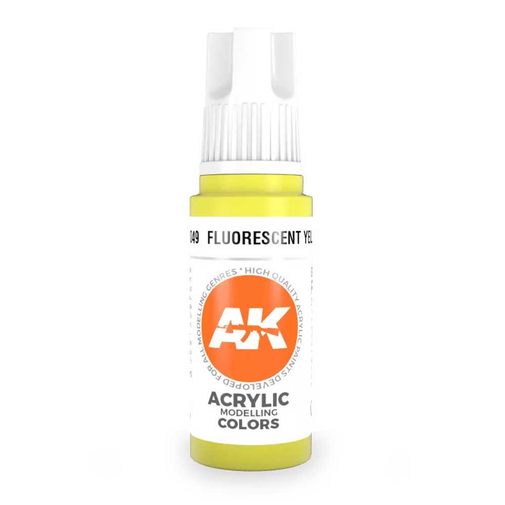 3GEN Acrylic Fluorescent Yellow 17ml