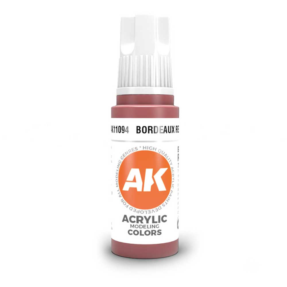 3GEN Acrylic Bordeaux Red 17ml