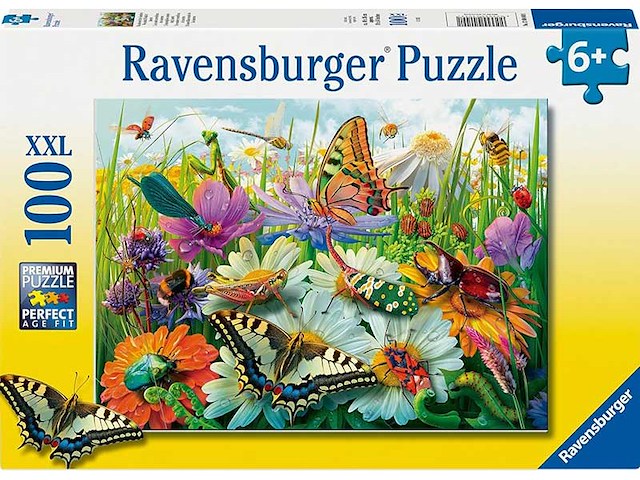 Puzzle 100XXL delova Čaroban svet insekata Ravensburger 12004049