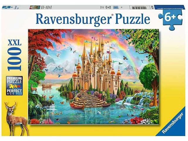Puzzle slagalice za decu 100XXL delova Duga nad zamkom Ravensburger 13285