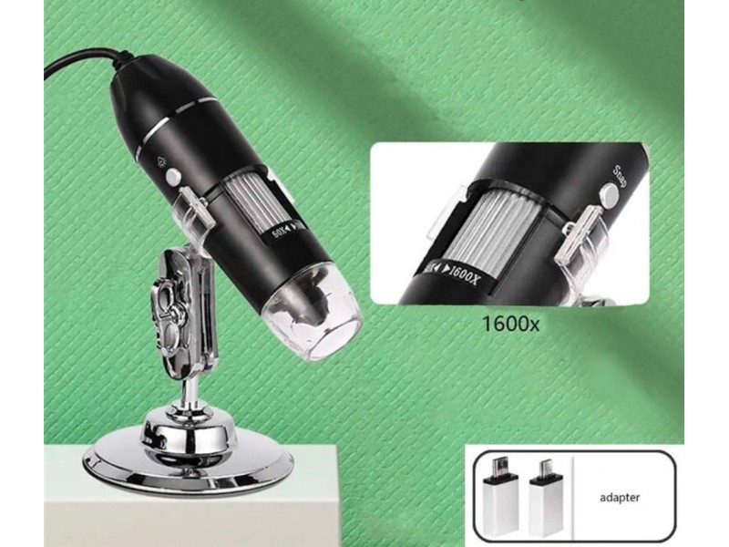 Mikroskop (USB, mikro USB, Type - C) 1600x