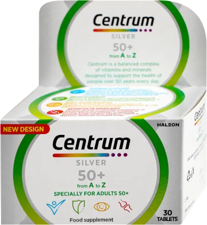 Centrum
SILVER 50+ from A to Z tablete, 30 kom
Dodatak ishrani