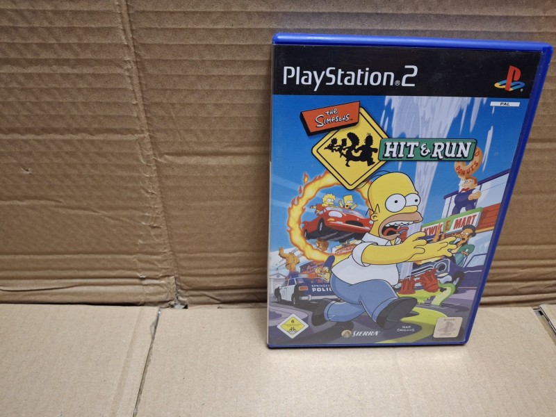 Igrica PS2 The Simpsons Hit&Run