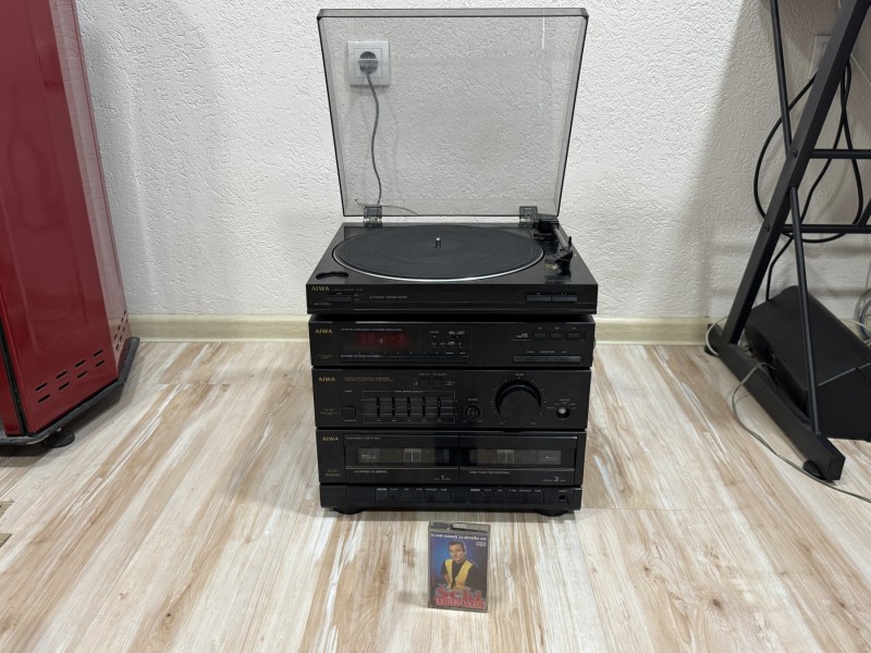 AIWA CX-55 stereo komplet od 3 komponente + gramofon