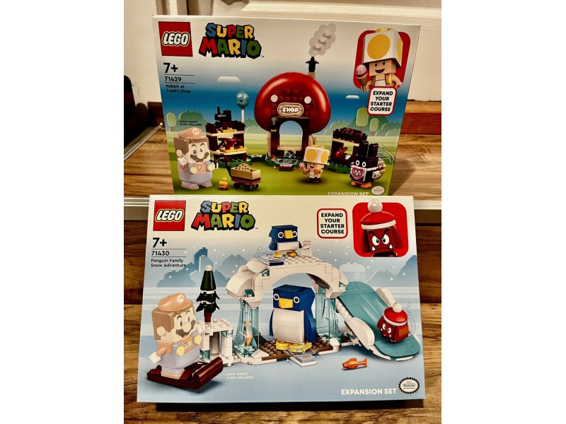 2 Razlicita SUPER MARIO Lego 71429 i 71430 za 5500 rsd