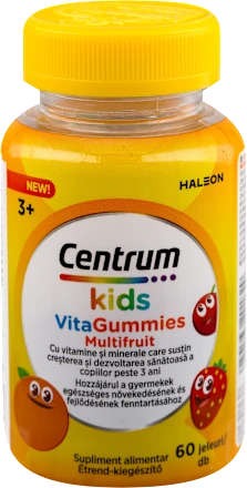 Centrum kids
VitaGummies Multifruit gumene bombone, 3+ godine, 60 kom
Dodatak ishrani