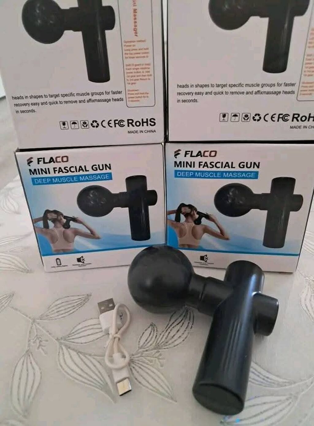 FLACO Mini Fascial Gun – ručni pištolj za dubinsku masažu mišića -
