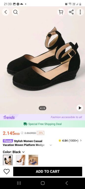 Prelepe cipele sandale jako udobne velicine 38