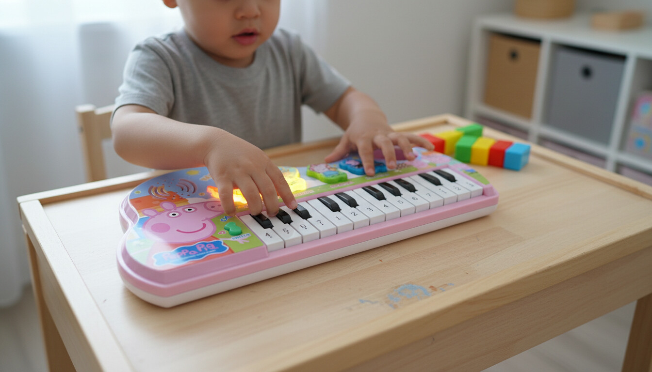 Dečiji muzički klavir – Peppa Pig - Šareni klavir sa motivima Peppa